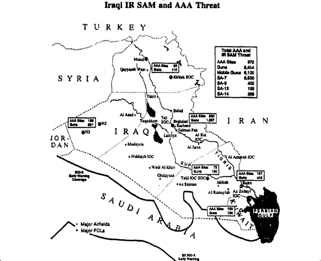 Looking Back at Iraqi Air Defences during Operation DESERT STORM – From ...